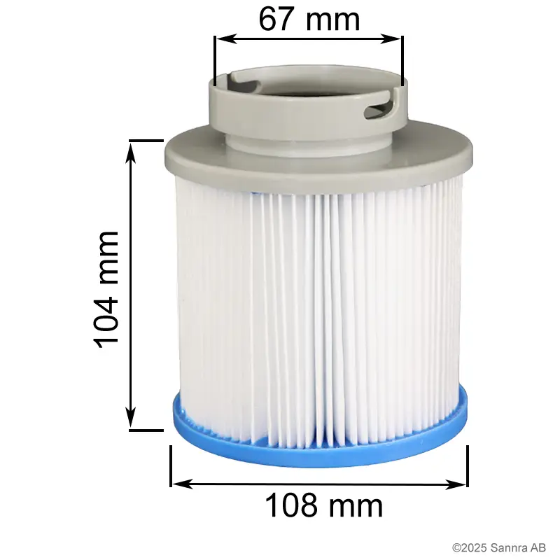 Spafilter för M-Spa, 2-pack - Spafilter.se - Bra-Billigt-Snabbt